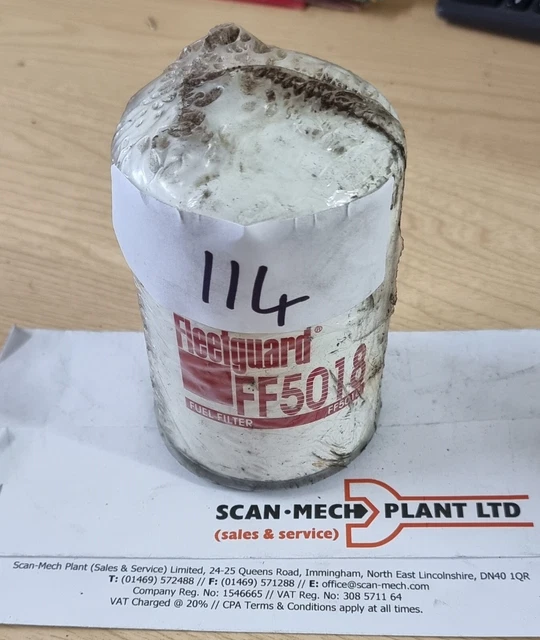 FLEETGUARD FF5018 FUEL Filter Case Cat Deutz Iveco Liebherr £0.99 ...