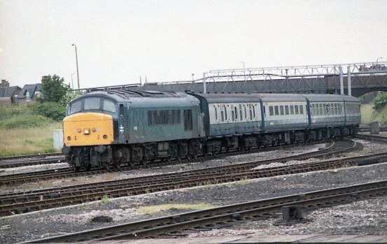 ORIGINAL 35MM COLOUR negative of 45101 BR class 45 Peak diesel loco £2. ...