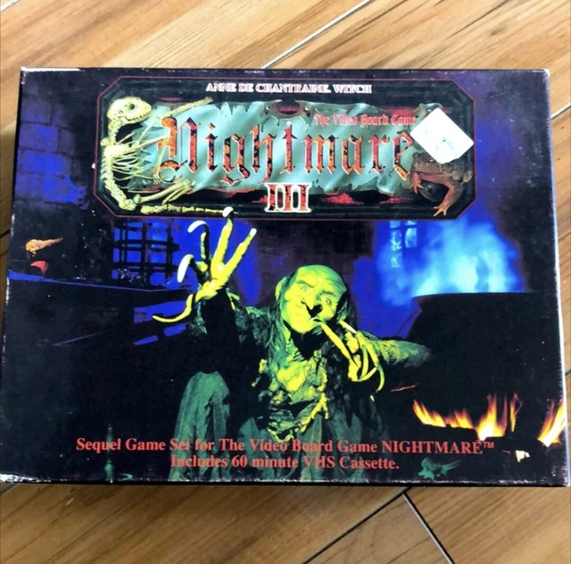 VINTAGE NIGHTMARE III Video Board Game VHS - ANNE DE CHANTRAINE WITCH ...