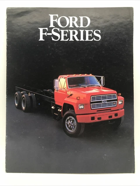 1984 FORD F-SERIES TOTAL TRUCK LINE Dump Fire Panel Delivery Dealer ...