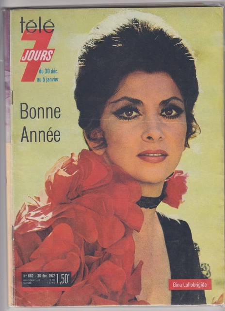 TELE 7 Jours N°662 Gina Lollobrigida 1972 EUR 8,00 - PicClick FR