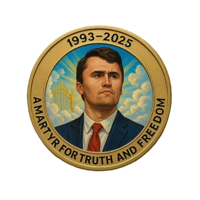 CHARLIE KIRK MEMORIAL Coin, junger Held von uns 1993-2025 für Charlies Fans EUR 9,08 - PicClick DE