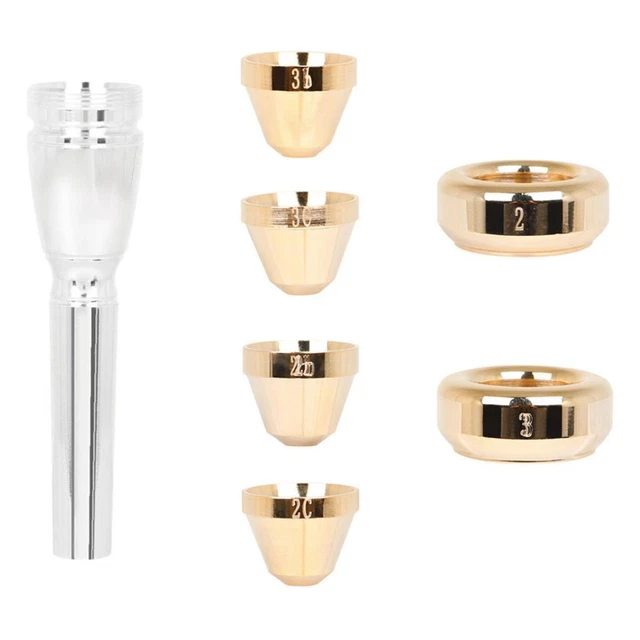 EMBOUT DE TROMPETTE en laiton, accessoires d'instruments en laiton avec 6 EUR 34,29 - PicClick IT
