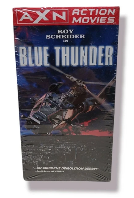 BLUE THUNDER VHS Action Movie Helicopter Chopper Roy Scheider - NEW ...