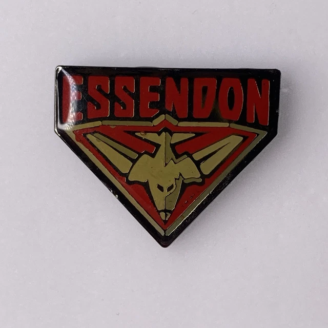 VINTAGE 90S OFFICIAL Essendon Bombers Football Club Logo AFL Metal ...