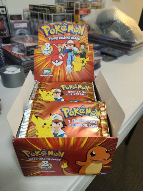 TOPPS SERIES 1 Booster Pack Sealed - TV Animation Edition - Pokemon English/euro $55.00 ...