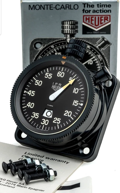 HEUER I.F.R "Monte Carlo" für Amaturen Stoppuhr - sehr selten EUR 1.000 ...