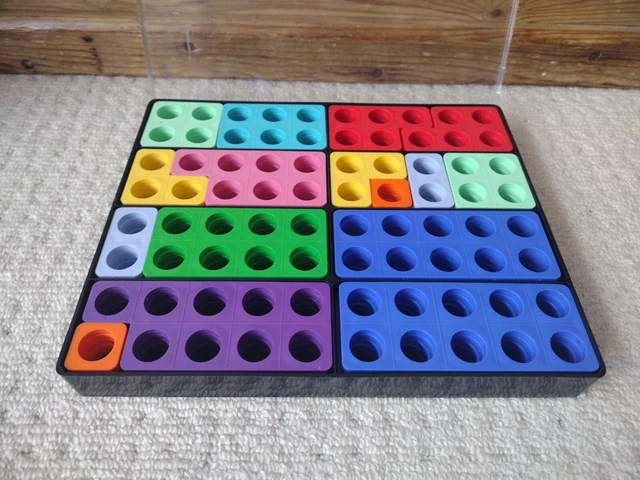 NUMICON BOX OF 80 Numicon Shapes Complete Set Oxford University Maths £ ...