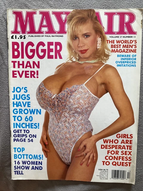 MAYFAIR MAGAZINE VOL.27 No.13 Jo £24.32 - PicClick UK