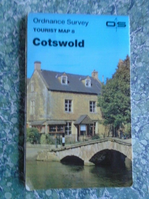 OS ORDNANCE SURVEY Sheet Map Tourist Map 8 Cotswold 1985 8922F £2.00 ...