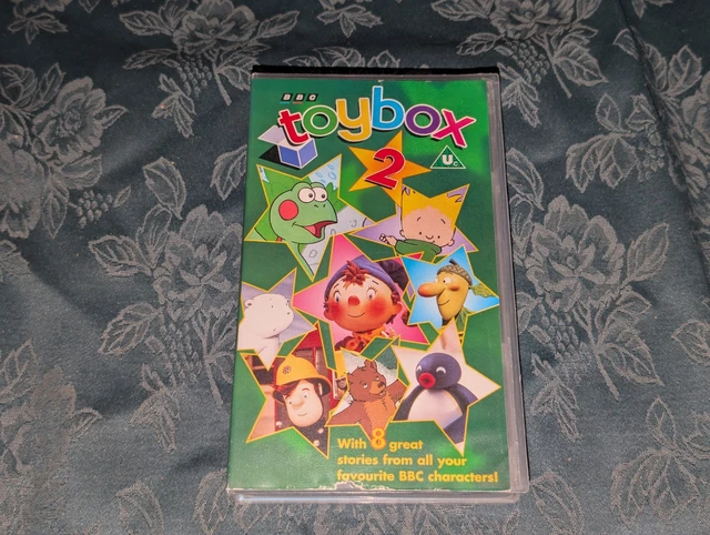 TOYBOX 2 VHS 1997 Noddy Pingu Fireman Sam 90s Kids Vintage Video Tape ...