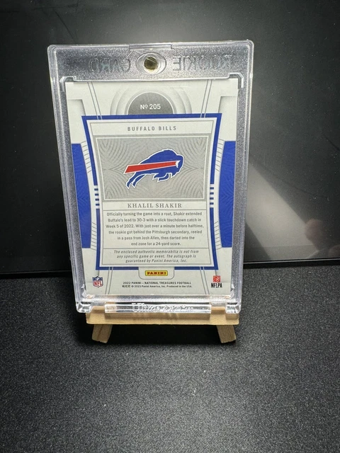 2022 NATIONAL TREASURES Khalil Shakir Rookie 4 couleurs patch auto RC ... 2022 NATIONAL TREASURES Khalil Shakir Rookie 4 couleurs patch auto RC ...