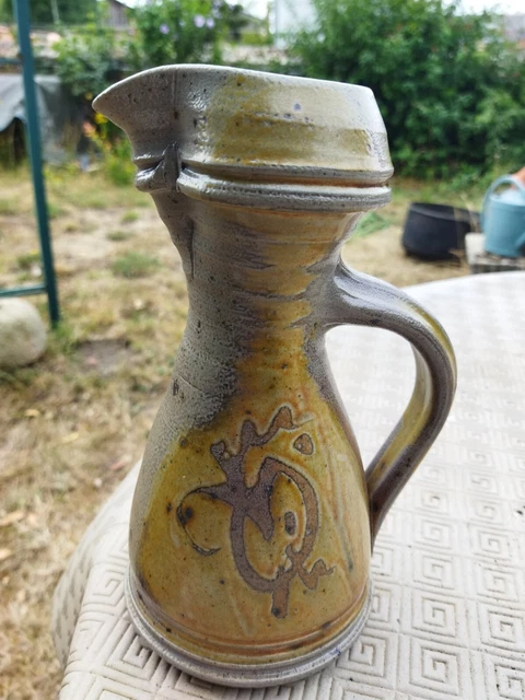 ANCIEN PICHET EN grès émailé signé V LEURAC EUR 70,00 - PicClick FR