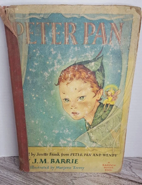 VINTAGE 1957 PETER Pan Hardcover Book J.M.Barrie Random House Library £ ...