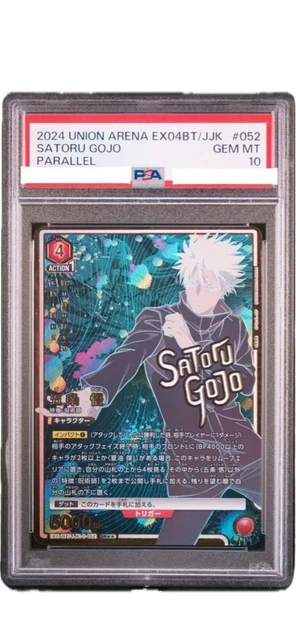 PSA 10 UNION Arena Satoru Gojo Jujutsu Kaisen EX04BT/JJK #52 2 étoiles japonais EUR 236,56 ...