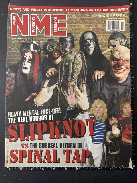SLIPKNOT NME COVER PAGE 15X11" 2000 Poster Size Advert L291 £12.99 ...