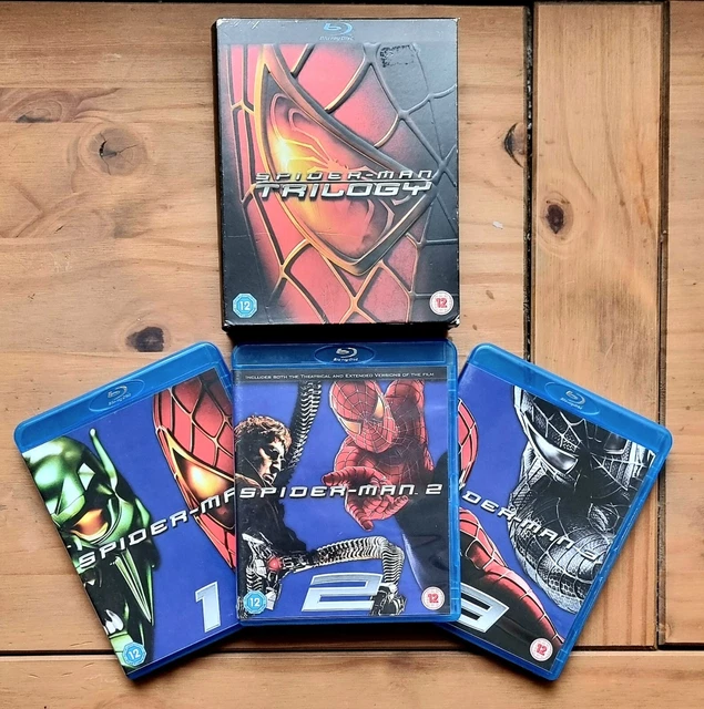 SPIDER-MAN TRILOGY ** Blu ray DVD Box Set ** EUR 14,44 - PicClick IT