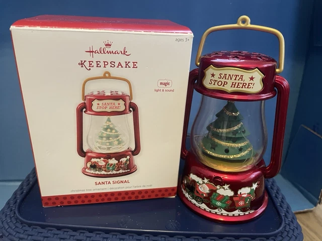 HALLMARK KEEPSAKE MAGIC Light & Sound Santa Signal Christmas Tree ...
