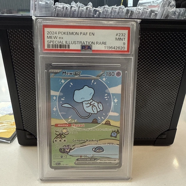 POKÉMON TCG BUBBLE Mew ex 232/091 | Paldean Fates PSA 9 £424.65 ...