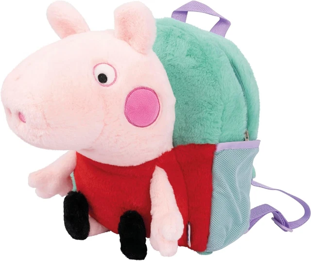 PEPPA PIG BACKPACK, Plush backpack, Soft cuddly Peppa Backpack £19.73 ...