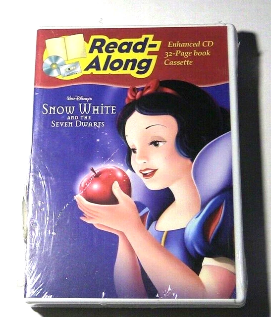 WALT DISNEY'S SNOW White & the Seven Dwarfs Read-Along CD,CD ROM 32 pg ...