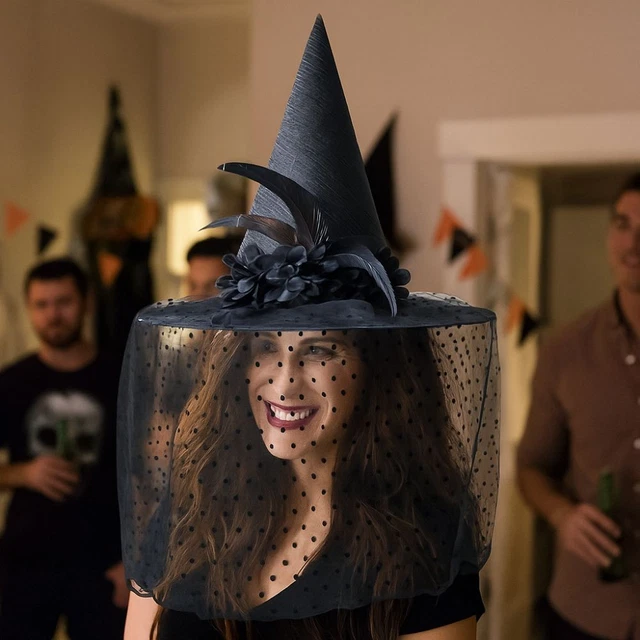 ROLE PLAY WITCH Hat Halloween Hat Party Hat For Masquerade Cosplay ...