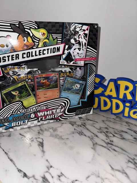 BLACK BOLT WHITE Flare-Pokémon TCG Unova Poster Collection Box-New ...