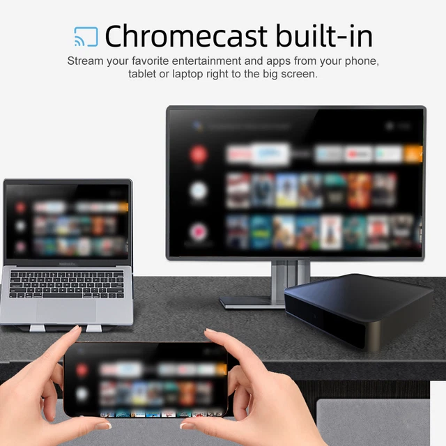 DCOLOR GD2 UHD 4K GOOGLE TV BOX Android TV Streaming Media Player ...