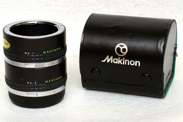 OLYMPUS OM SYSTÈME Makinon 2 Anneaux pour Macro N°1 Et N°2 Bon État ...