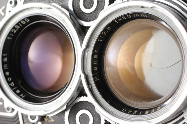 CLA'D [FAST NEUWERTIG] Rolleiflex 2.8F Planar 80mm f2.8 TLR Filmkamera ...