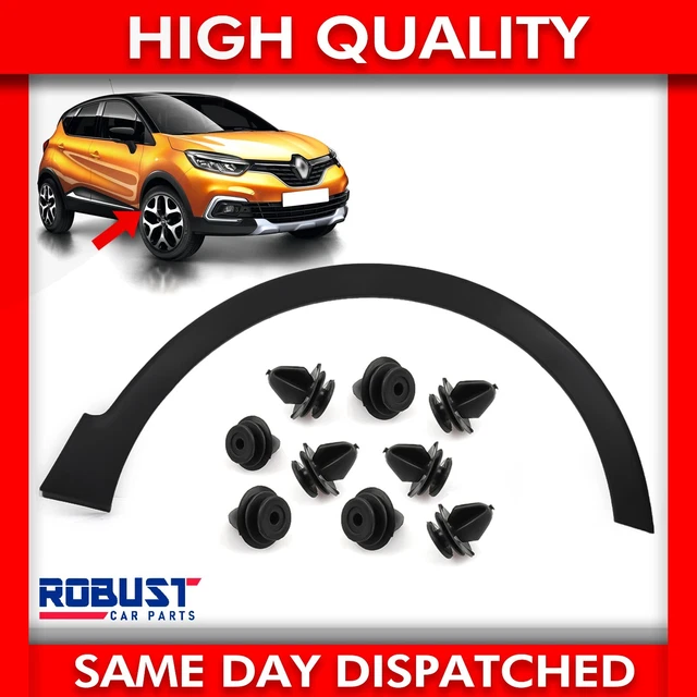 FRONT RIGHT DRIVERS Side O/S Wing Wheel Arch Trim For Renault Captur ...