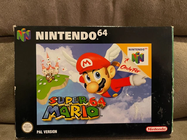 SUPER MARIO 64 1996 Nintendo 64 PAL N64 CIB Complete with Box and ...