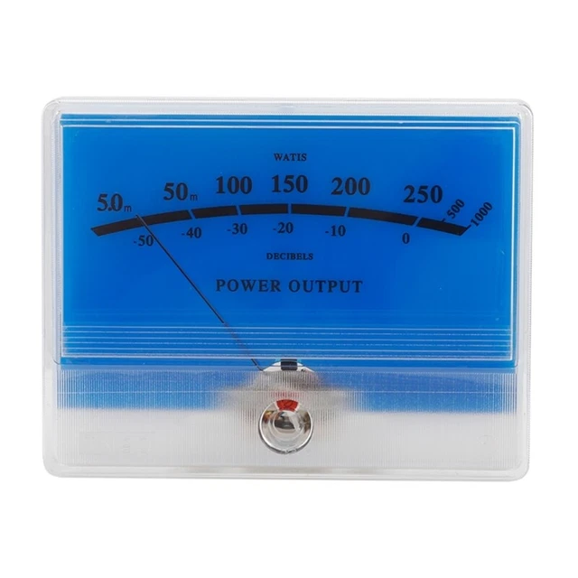 VU PANEL METER Analog- Amplifier Power-Level Indicator Backlight DB ...