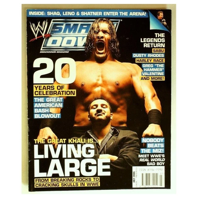 WWE SMACKDOWN MAGAZINE July 2006 mbox2743 Living Large - Dusty Rhodes £ ...