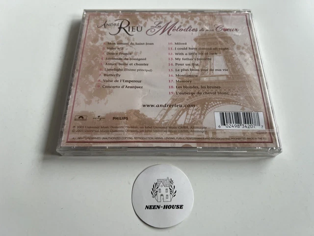 ANDRÉ RIEU - Les Mélodies De Mon Cœur - Album 2005 - 19 titres - 1 CD ...