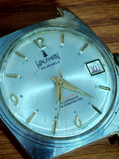VINTAGE WALDMAN AUTOMATIC Watch 25 Jewels Swiss Made £14.24 - PicClick UK