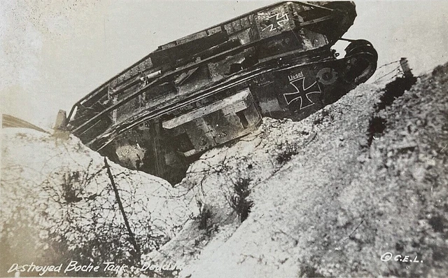 WW1 GERMAN REPURPOSED British Mark Iv Tank Named " Liesel " Photo ...