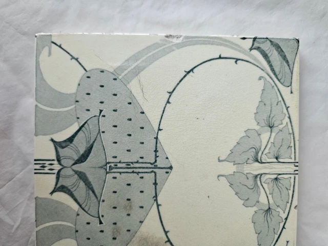 CHARMING MINTON ART Nouveau 6 Inch Antique Tile £24.00 - PicClick UK