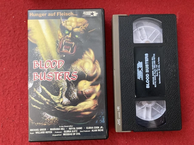 BLOOD BUSTERS VERY Rare German Vintage Vhs Video Tested Horror Mariana ...