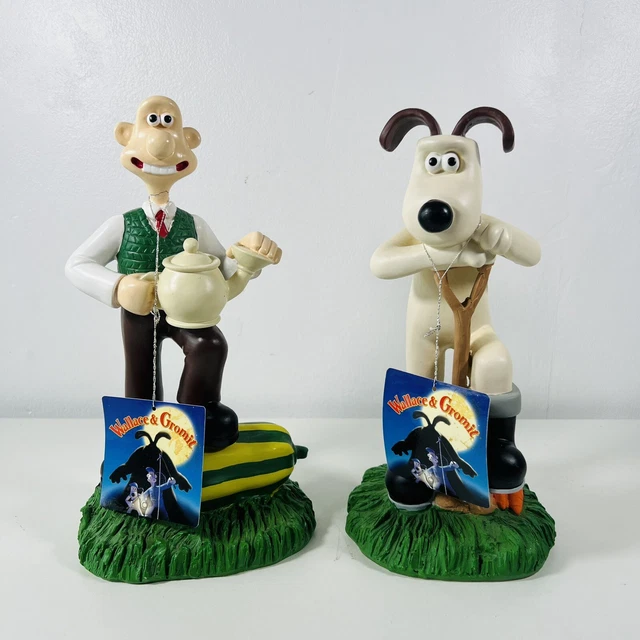 WALLACE AND GROMIT Curse of Were Rabbit Slotz Garden Ornaments Rare ...