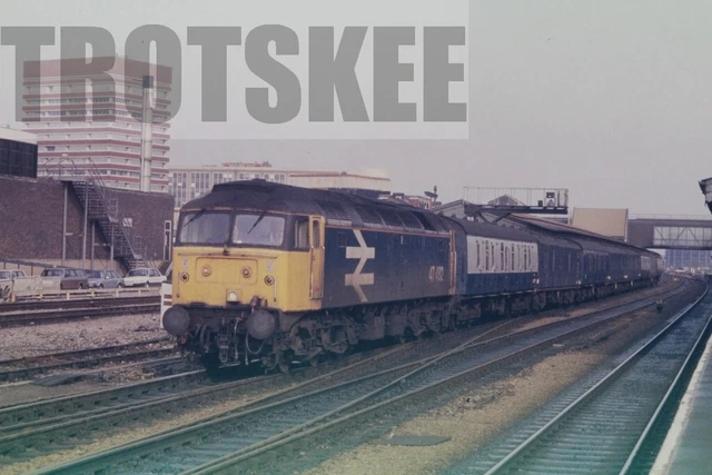 35MM SLIDE BR British Rail Diesel Loco Class 47 47482 1991 Reading Original £4.98 - PicClick UK