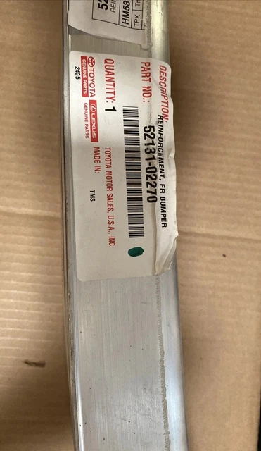 GENUINE IMPACT BAR - Toyota (52131-02270) 2020-2025 Toyota Corolla ...