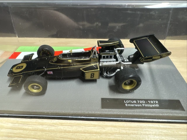 1972 LOTUS 72D - E FITTIPALDI - 1/43 scale model car - PANINI F1 CAR ...