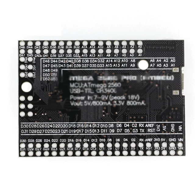 CARTE DE DÉVELOPPEMENT de puce compacte Mega 2560 PRO Embed CH340G ...