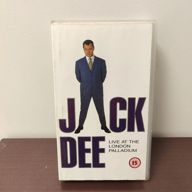 JACK DEE Live At The London Palladium VHS tape free fast postage great ...
