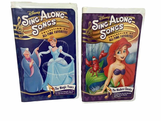 DISNEY SING ALONG SONGS VHS Bundle: The Magic Years/The Modern Classics ...