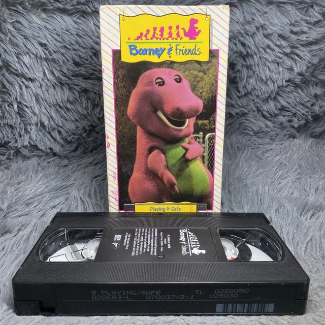 BARNEY AND FRIENDS Playing It Safe VHS Tape 1992 Time Life Video The ...