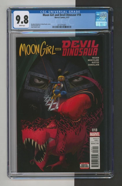 MOON GIRL AND Devil Dinosaur #18, CGC 9.8, Marvel 2017, couverture ...