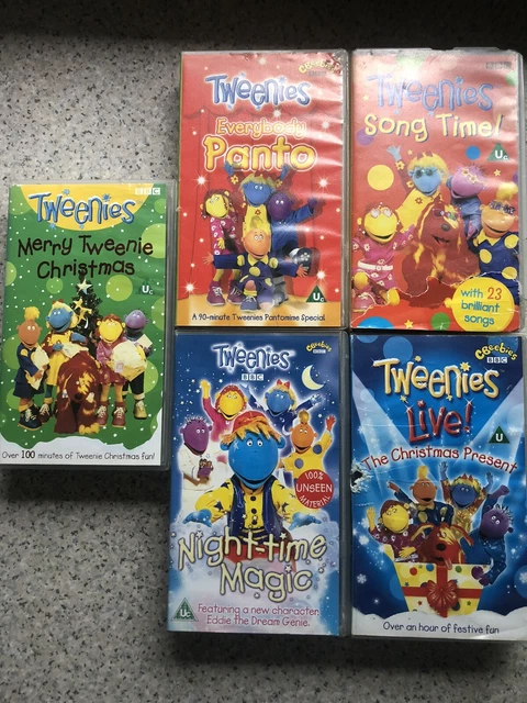 TWEENIES - LIVE! - The Christmas Present & Others Vhs Video Tapes X5 £ ...