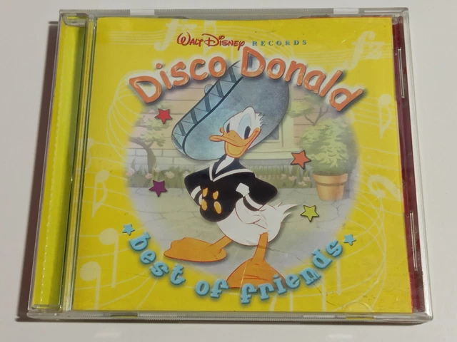 WALT DISNEY RECORDS Disco Donald Extremely RARE Best Of Friends CD 2000 ...